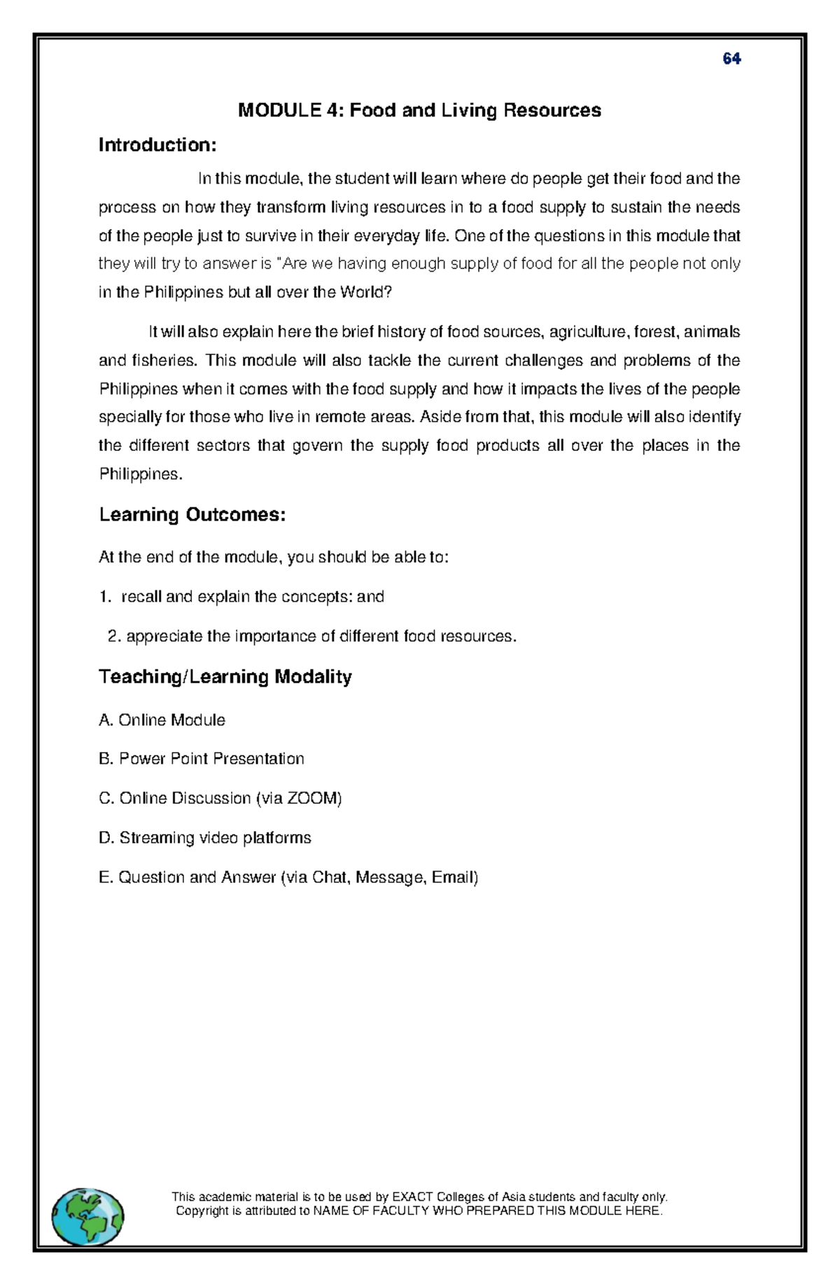 GE-ELEC- Modules 4-6 - the systematic study of the structure and behavior of the physical and ...