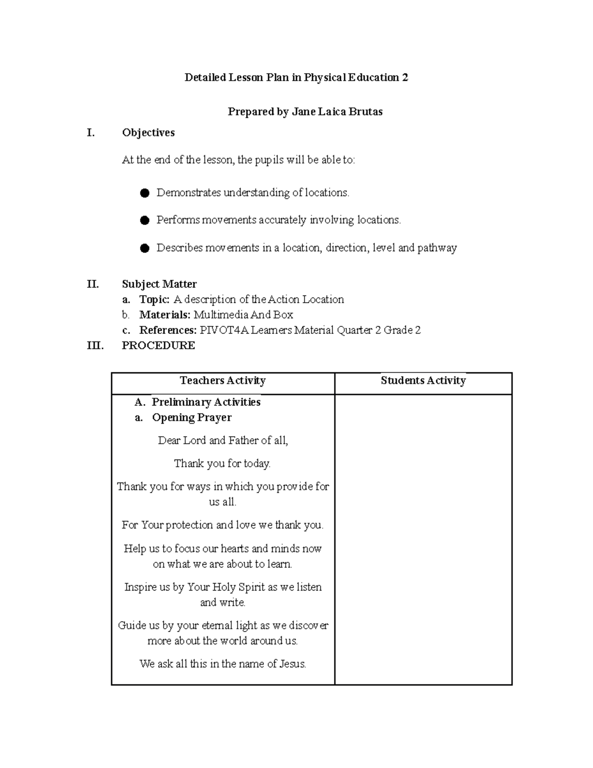 Brutas Jane-Laica Detailed-Lesson-Plan-in-Physical-Education-2 (1 ...