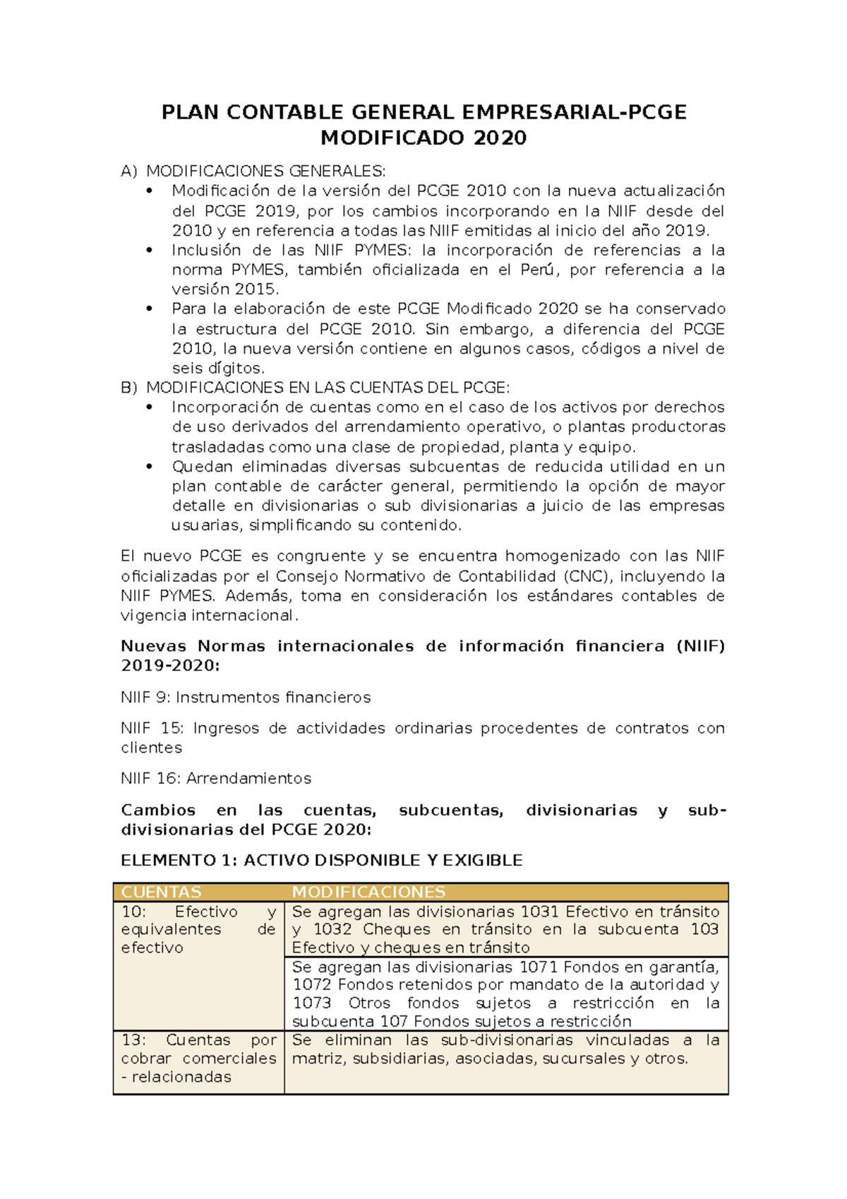 PLAN Contable 2019- 2020- Caballero Garcia Liana - PLAN CONTABLE ...