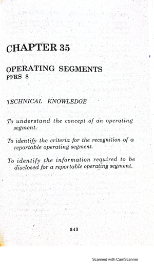 Lesson 6 Segment Reporting - LESSON 6: SEGMENT REPORTING (IFRS 8 / PFRS ...
