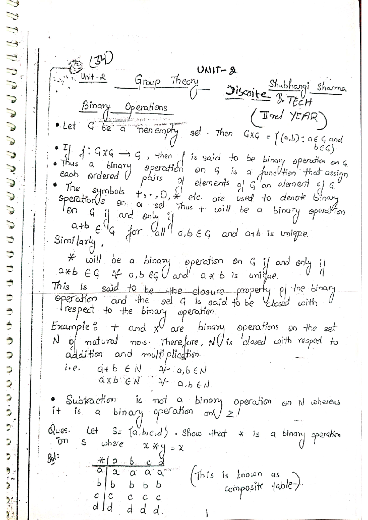 Discrete Unit 2 - On the basis of current syllabus - Computer ...