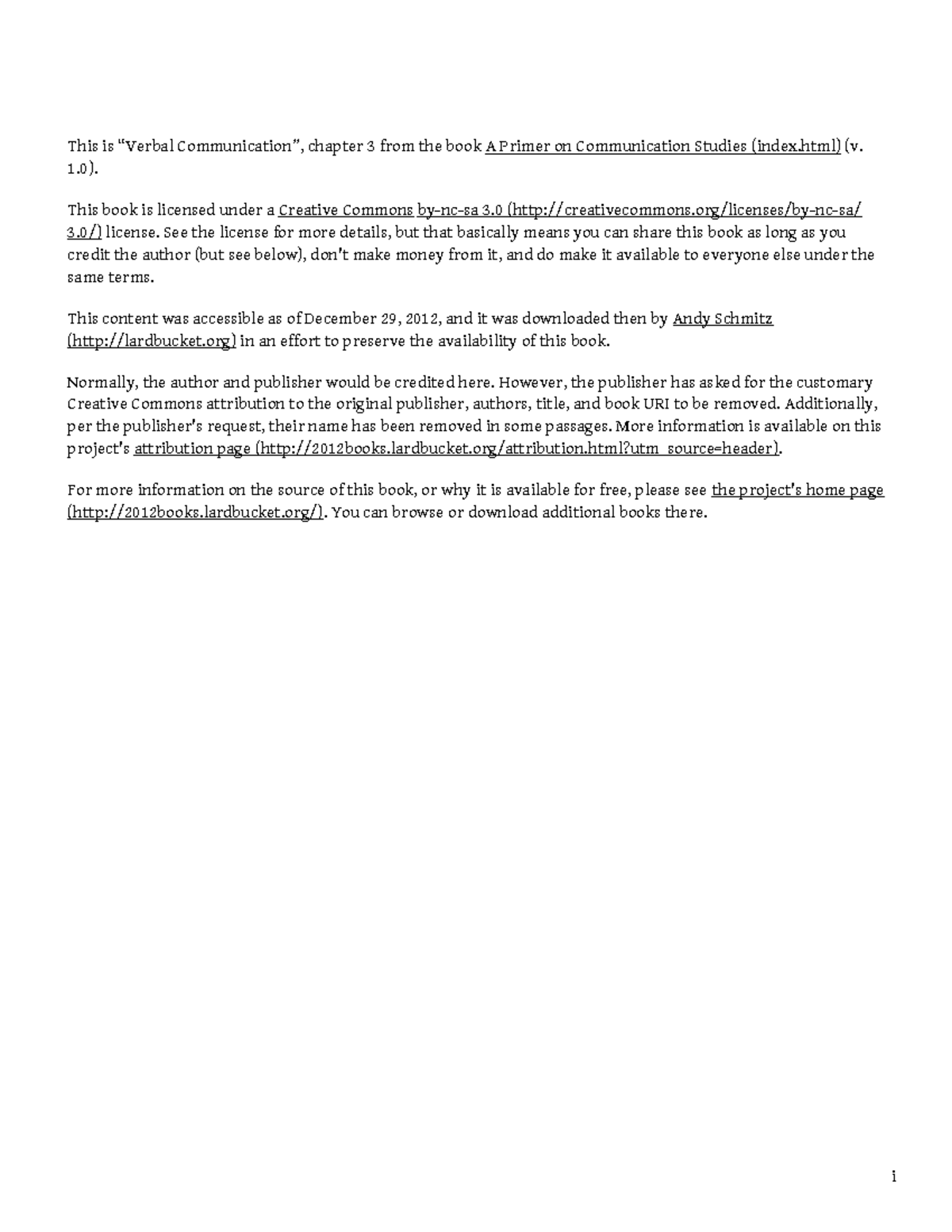 S03-verbal-communication - This is “Verbal Communication”, chapter 3 ...