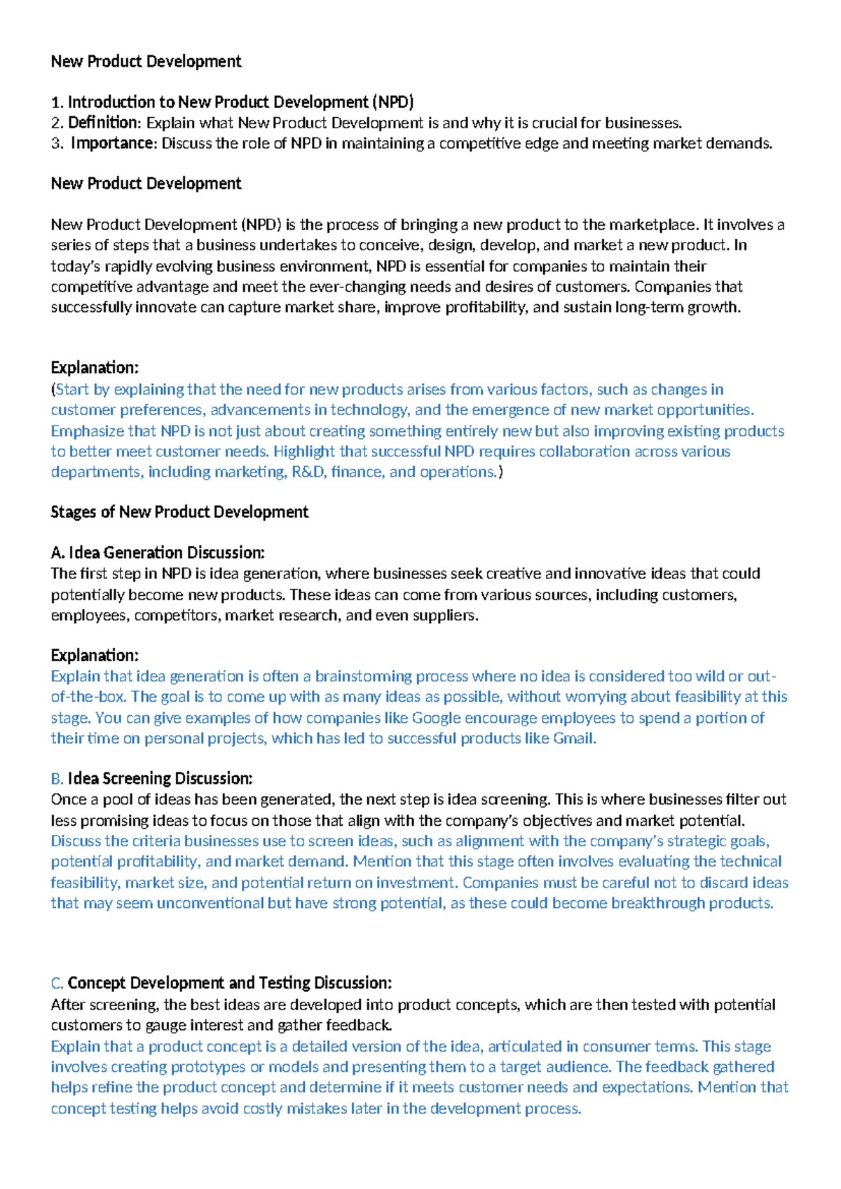 OM-WEEK-4 - Operation management - New Product Development Introduction ...
