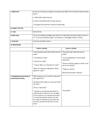 DLP - Lesson Plan in science - A DETAILED LESSON PLAN IN SCIENCE 4 I ...