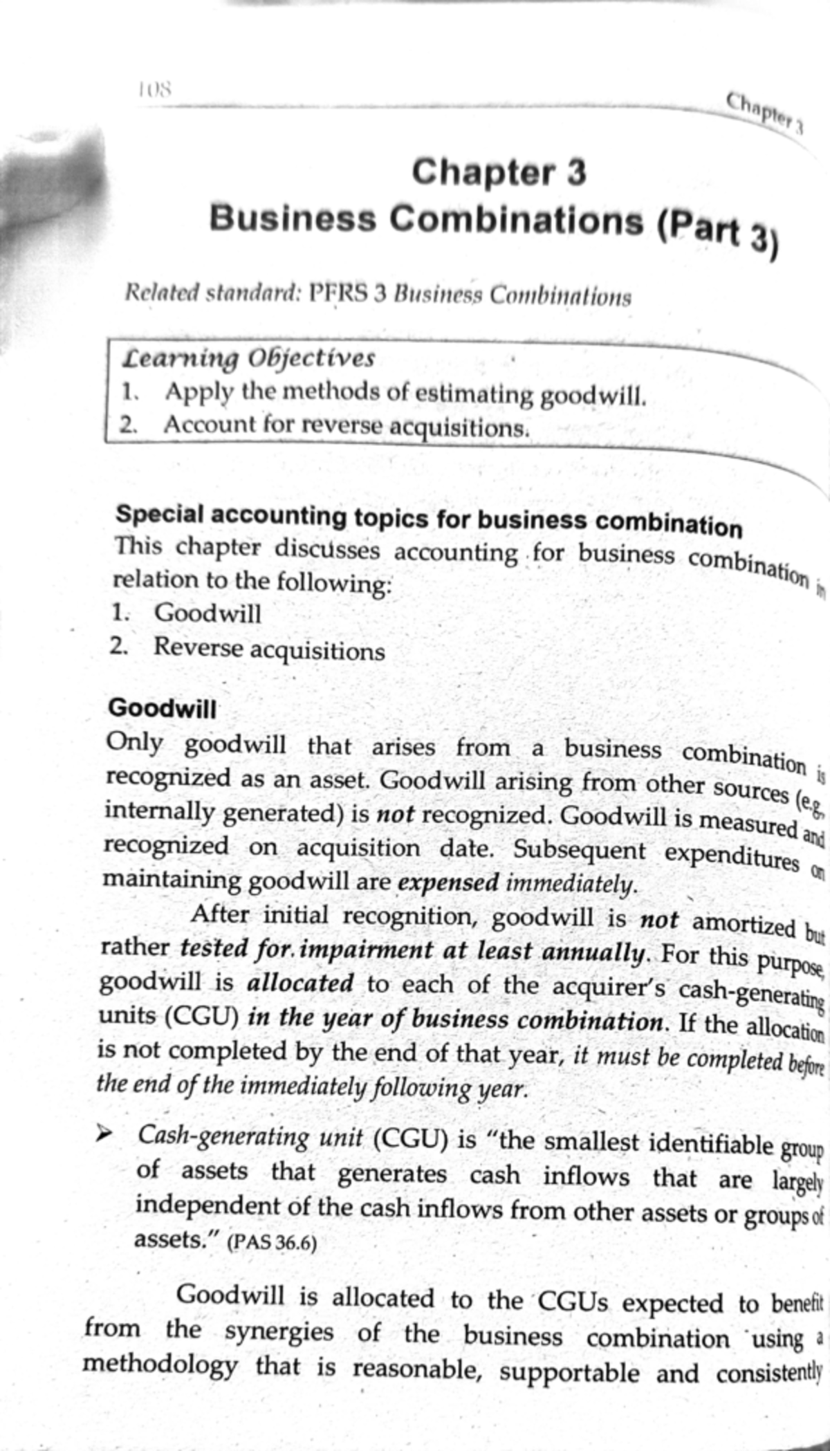 ABC - Chapter 3 - Business Combi - Bs accountancy - Studocu