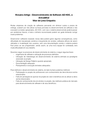 Relatório aula prática-Desenvolvimento em Java Script - Universidade Anhanguera - Sistema de ...