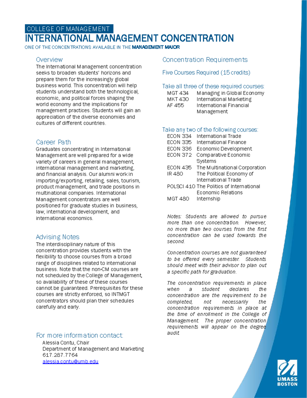 Concentration Sheet International Management - revised format - 11 09 ...