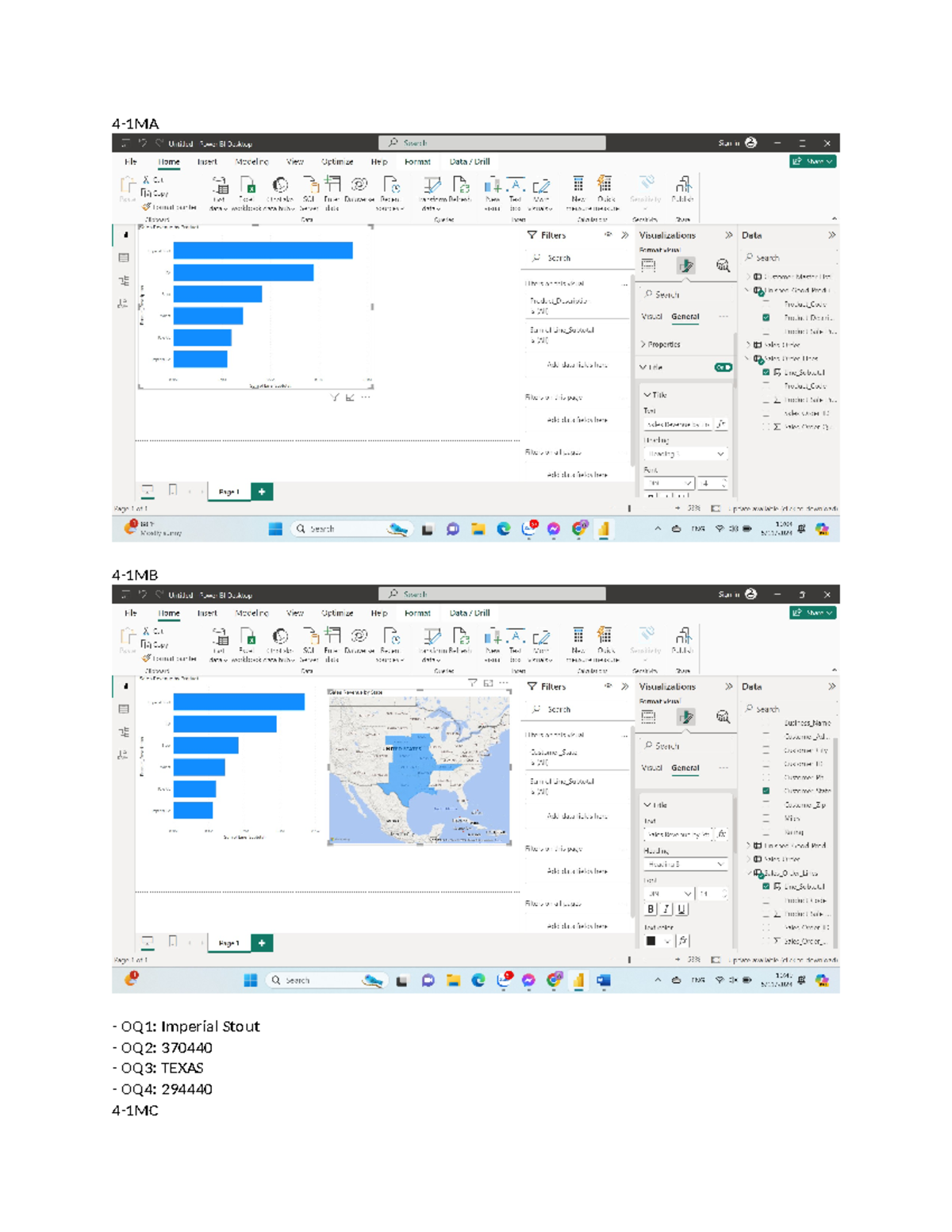 Lap4 - PHÂN TÍCH DỮ LIỆU spss - 4-1MA 4-1MB OQ1: Imperial Stout OQ2 ...