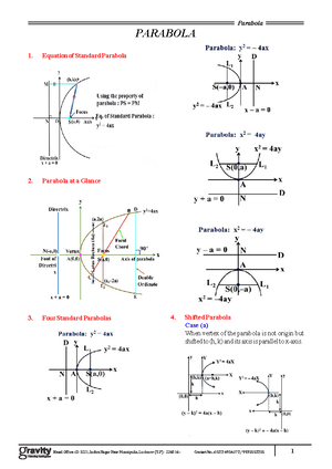 Straight line (JEE Exam) Short Notes - 1. Straight Line gravity Y ...