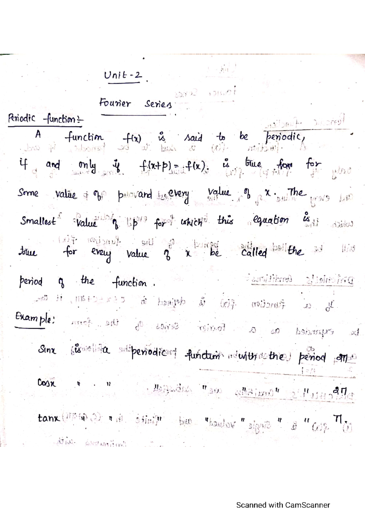 Unit-2 Fourier series-problems in (0,2pi) - Transforms And Boundary ...