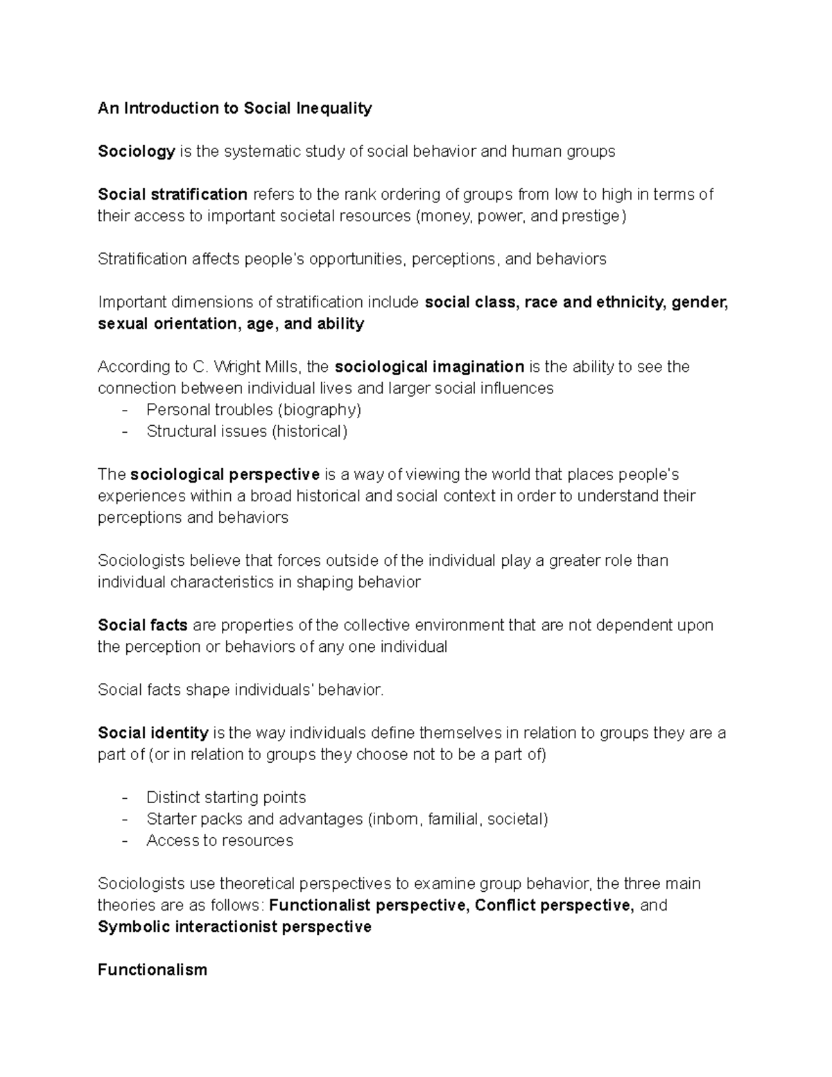 Understanding Social Inequality - An Introduction to Social Inequality ...