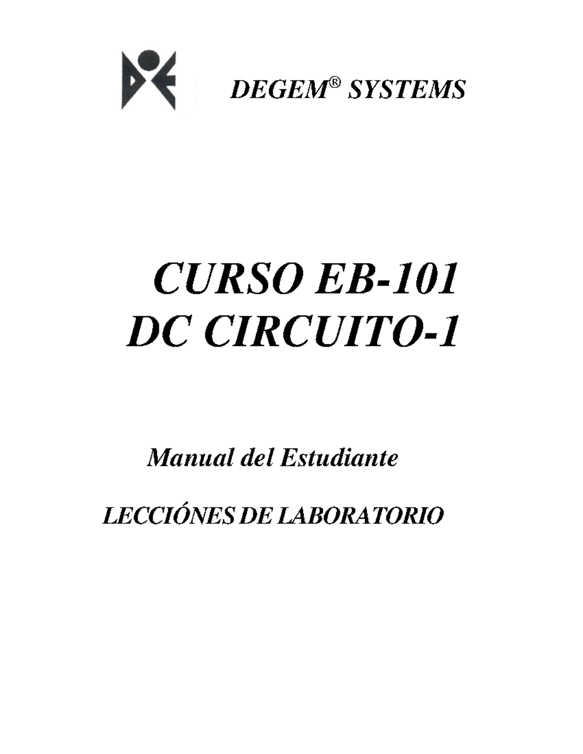 Eb101 student spn - Libro para estudiar - CURSO EB- DC CIRCUITO- 1 ...