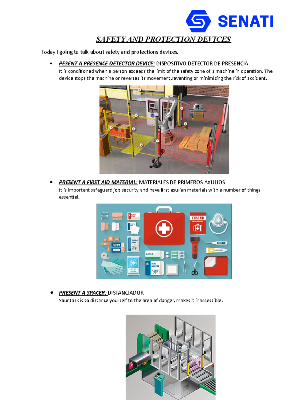 Safety AND Protection Devices - SAFETY AND PROTECTION DEVICES Today I ...