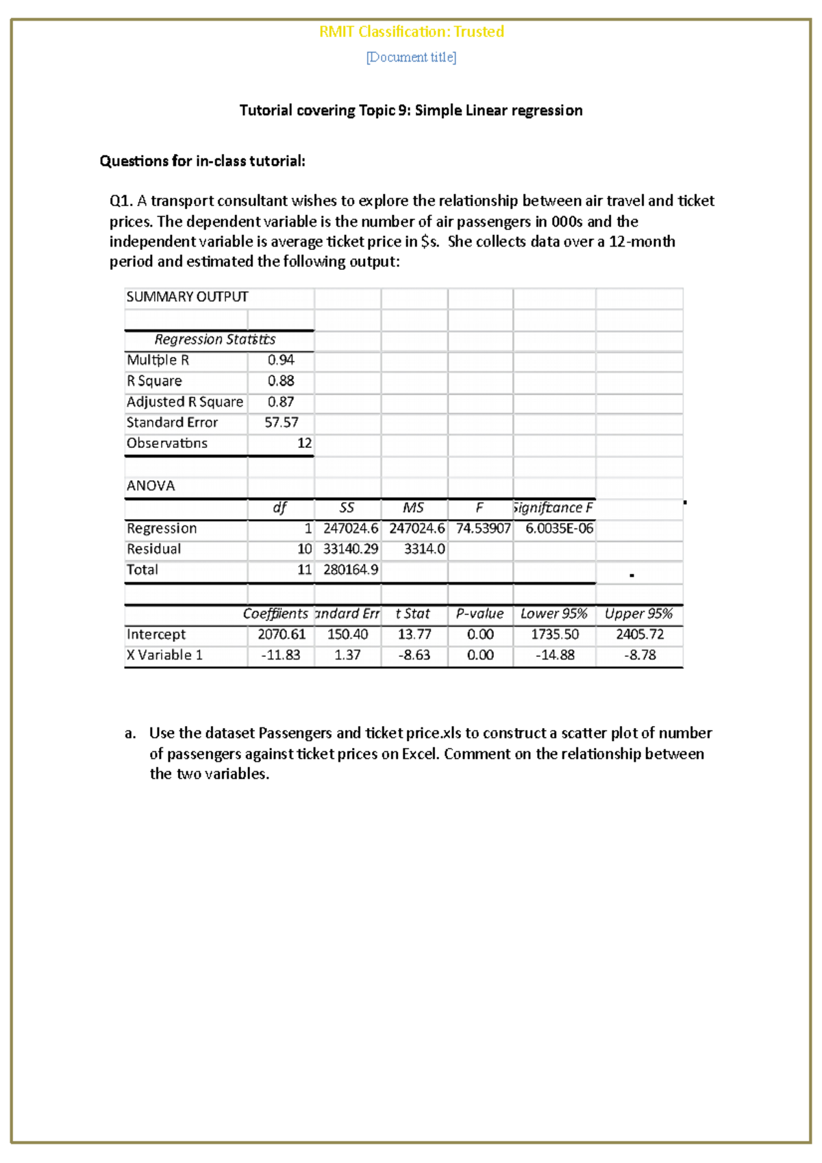 Tutorial covering Topic 10 - Solutions-update-3 - [Document title] Tutorial covering Topic 9 ...