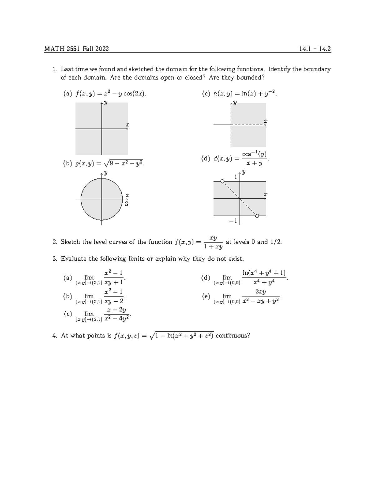 WS7 14 - Multivariable calculus is a branch of calculus that deals with ...