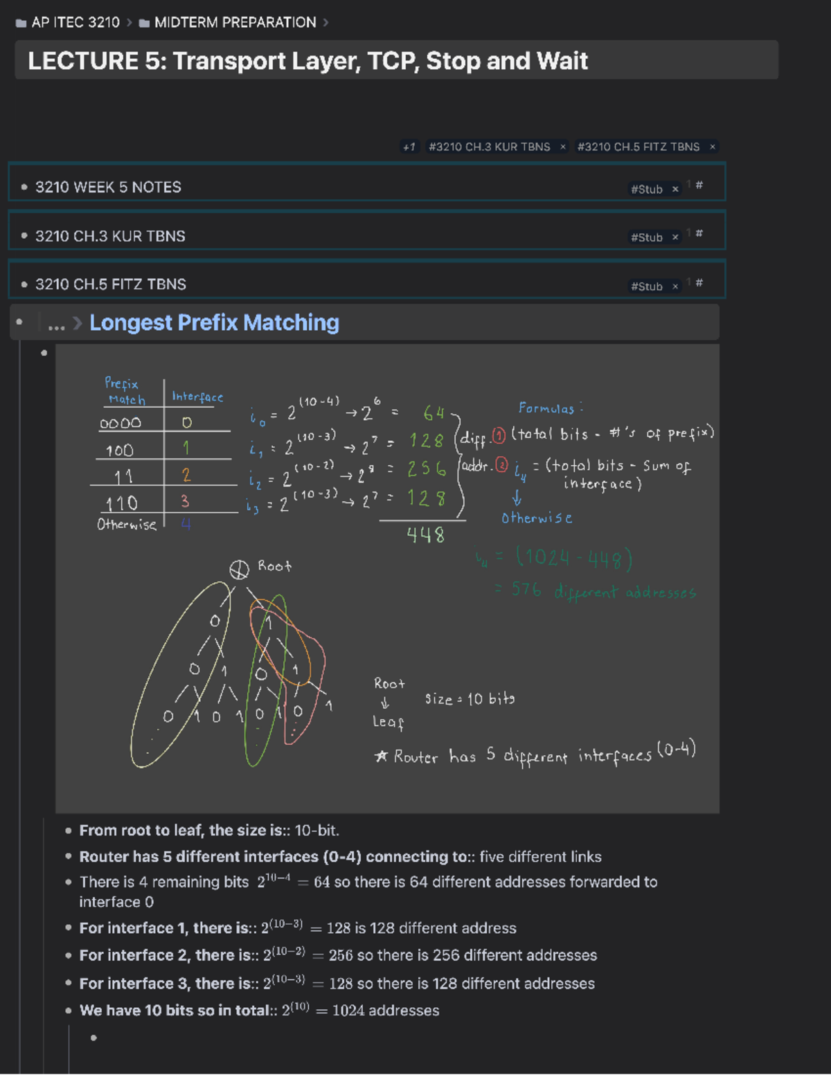 Lecture 5 Transport Layer, TCP, Stop and Wait - Ap/Itec 3210 - Studocu