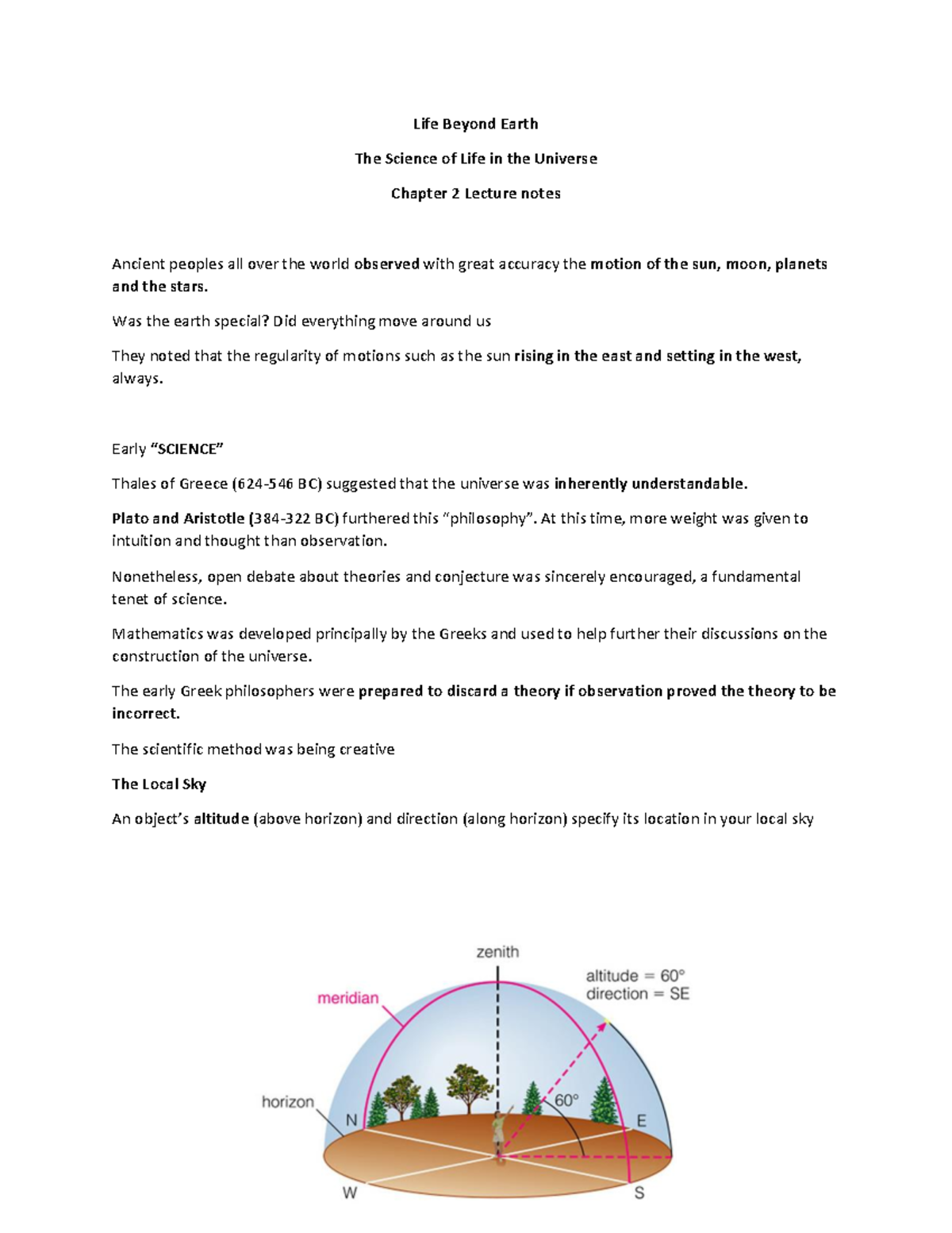 Life Beyond Earth - Chapter 2 - Life Beyond Earth The Science of Life ...