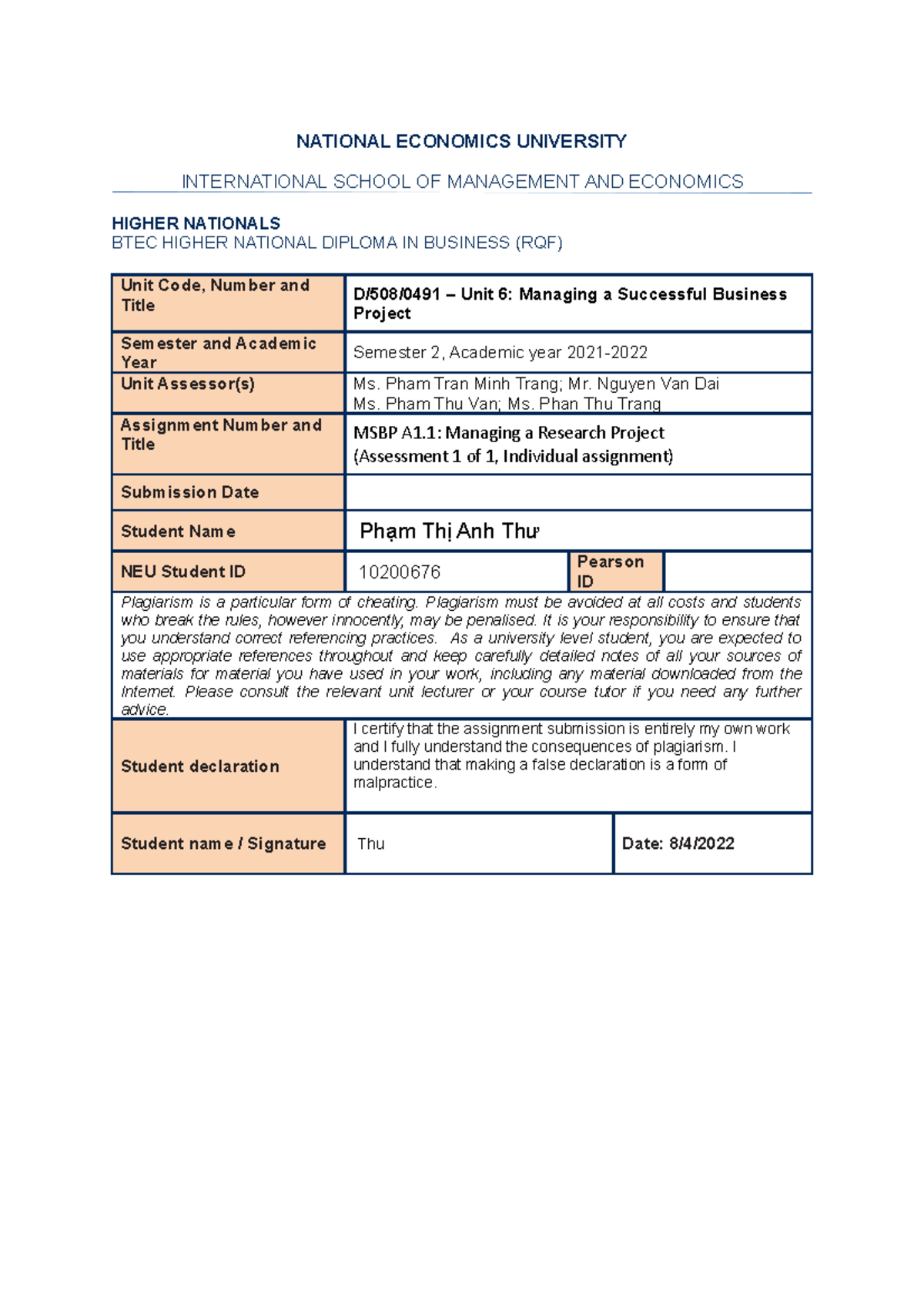 Logbook 3 Project Proposal - NATIONAL ECONOMICS UNIVERSITY ...