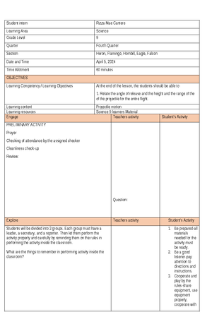 Reaction Paper - science - Course/Yr/Section: BSED SCI 2B INTRODUCTION TO MICROBIOLOGY ...