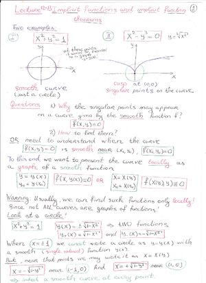 MAT1005: Vector Calculus A. C. Skeldon Spring Semester Contents - Studocu