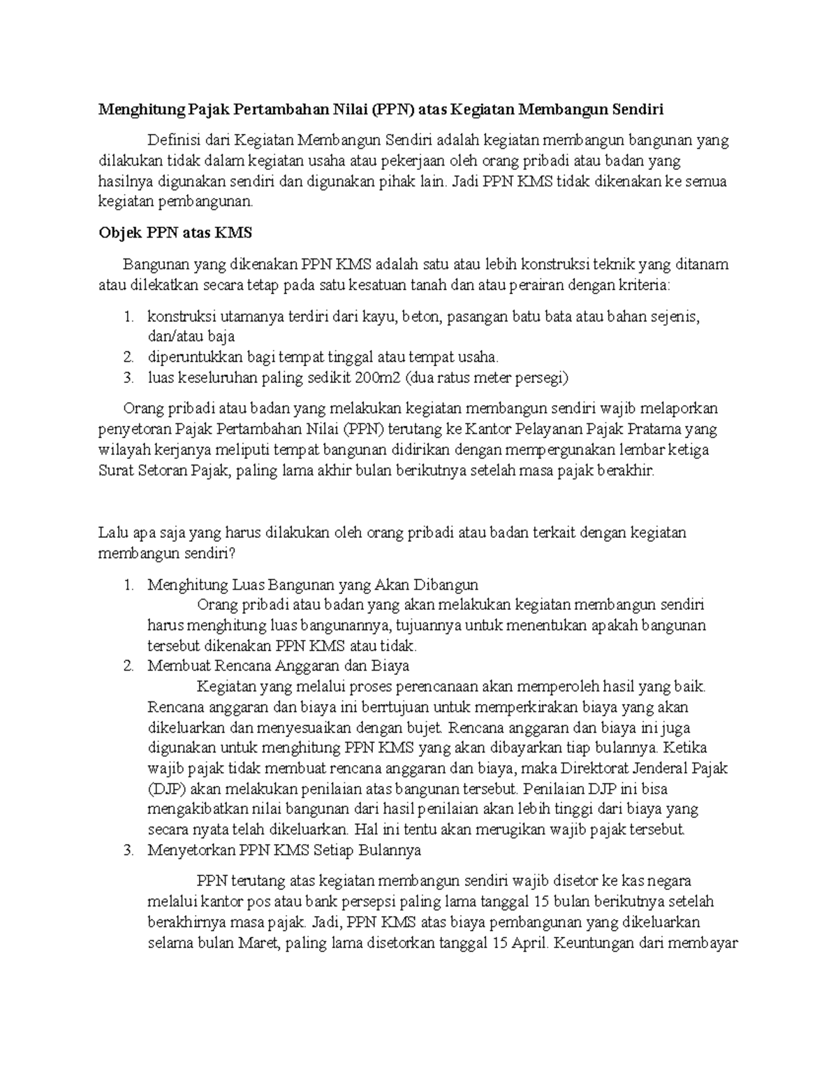 10. Menghitung PPN atas KMS - Menghitung Pajak Pertambahan Nilai (PPN ...