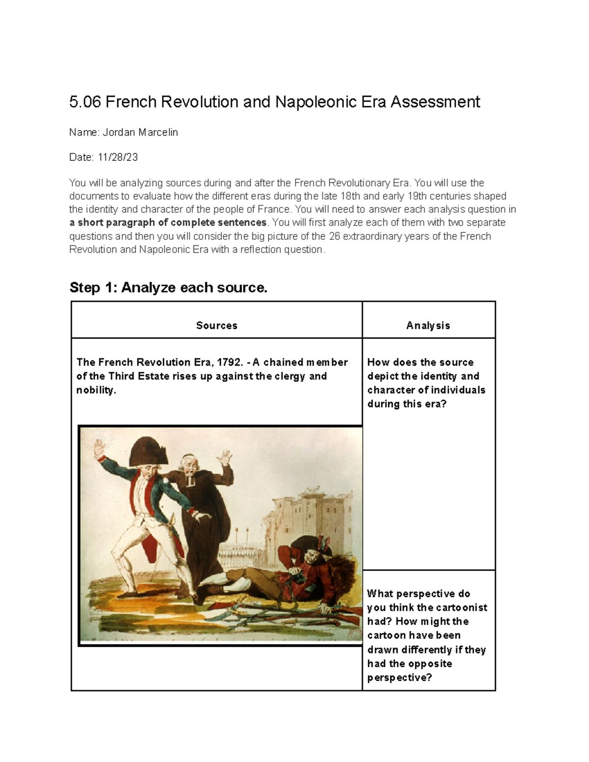 Copy of 5.06 v23 - napoleons french revolution - 5 French Revolution ...