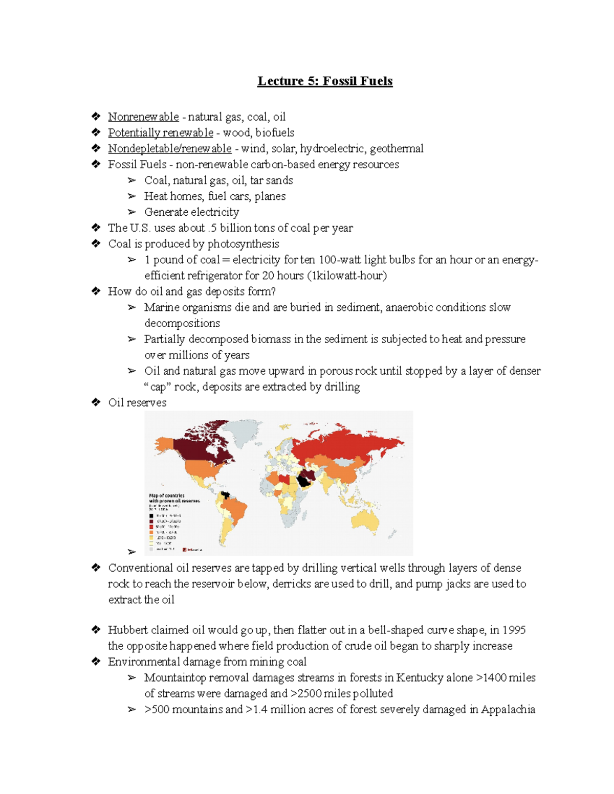 Week 4 - Fossil Fuels Earth 219 - Lecture 5: Fossil Fuels Nonrenewable - natural gas, coal, oil ...
