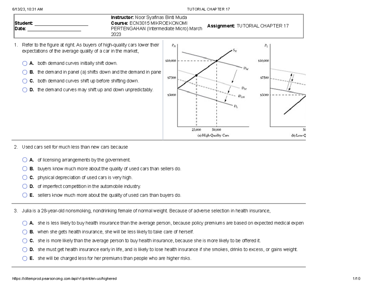 Tutorial Chapter 17 Soalan - 1. 2. 3. Student ...