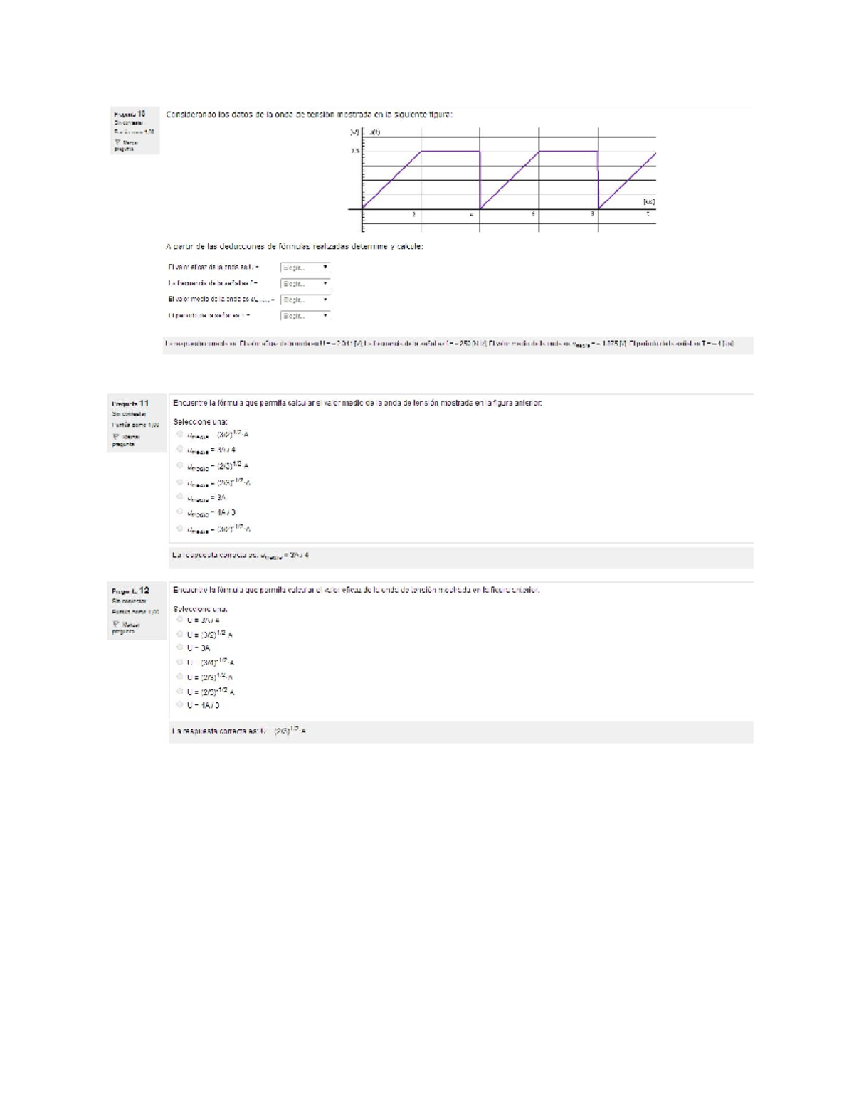 Examen 16 Noviembre 2014, preguntas y respuestas - ngunh 1 3 Sill PLntiia V Mamar pregunra ngu ...