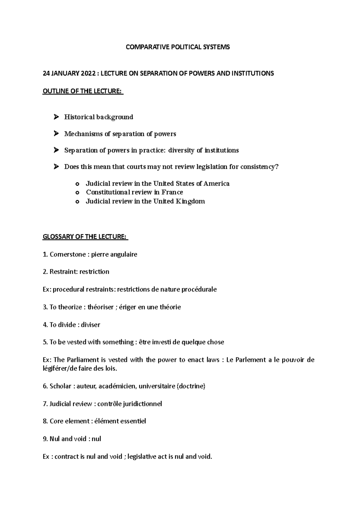 Comparative Political Systems - 24 - COMPARATIVE POLITICAL SYSTEMS 24 ...