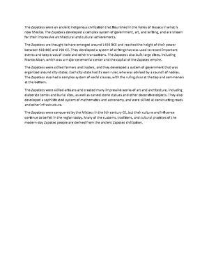 Hist - Mexico history - Mexico has a long and complex history that ...