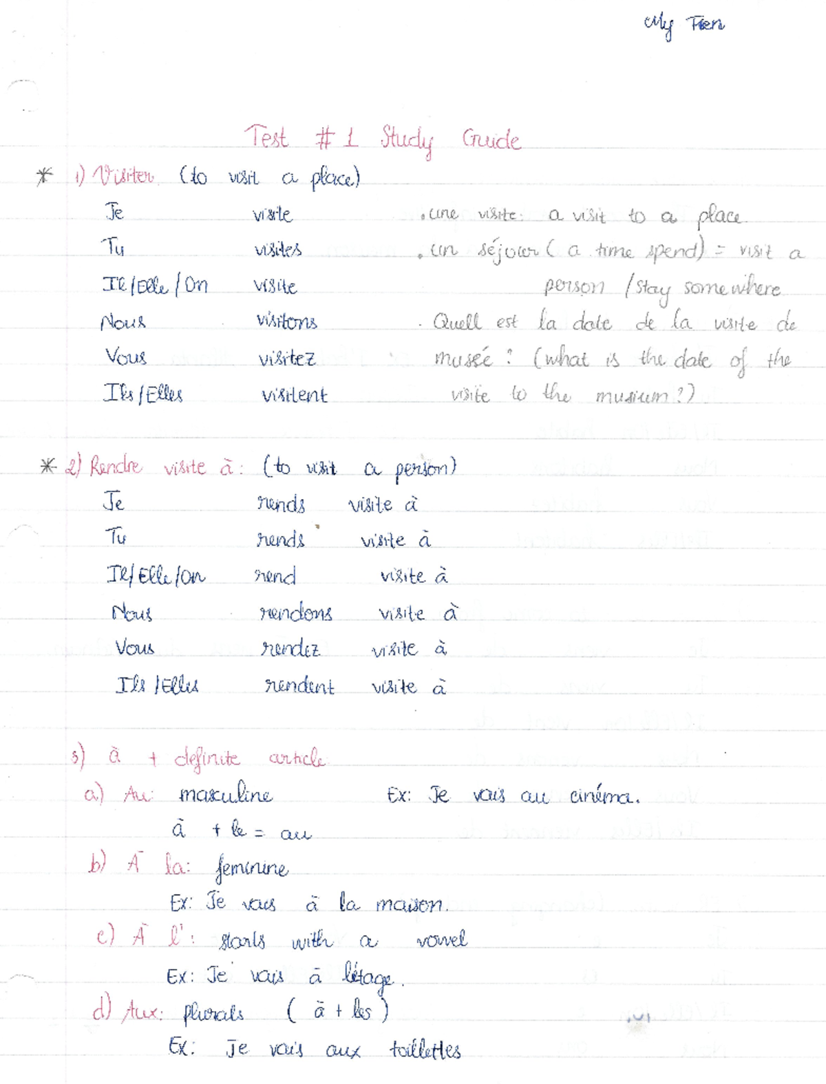 Test 1 Study Guide - FRE 1010 - Studocu