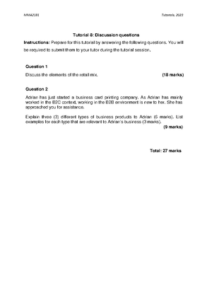 Chapter 5 - notes - CHAPTER 5: INTRODUCTION TO MARKETING RESEARCH 5 ...