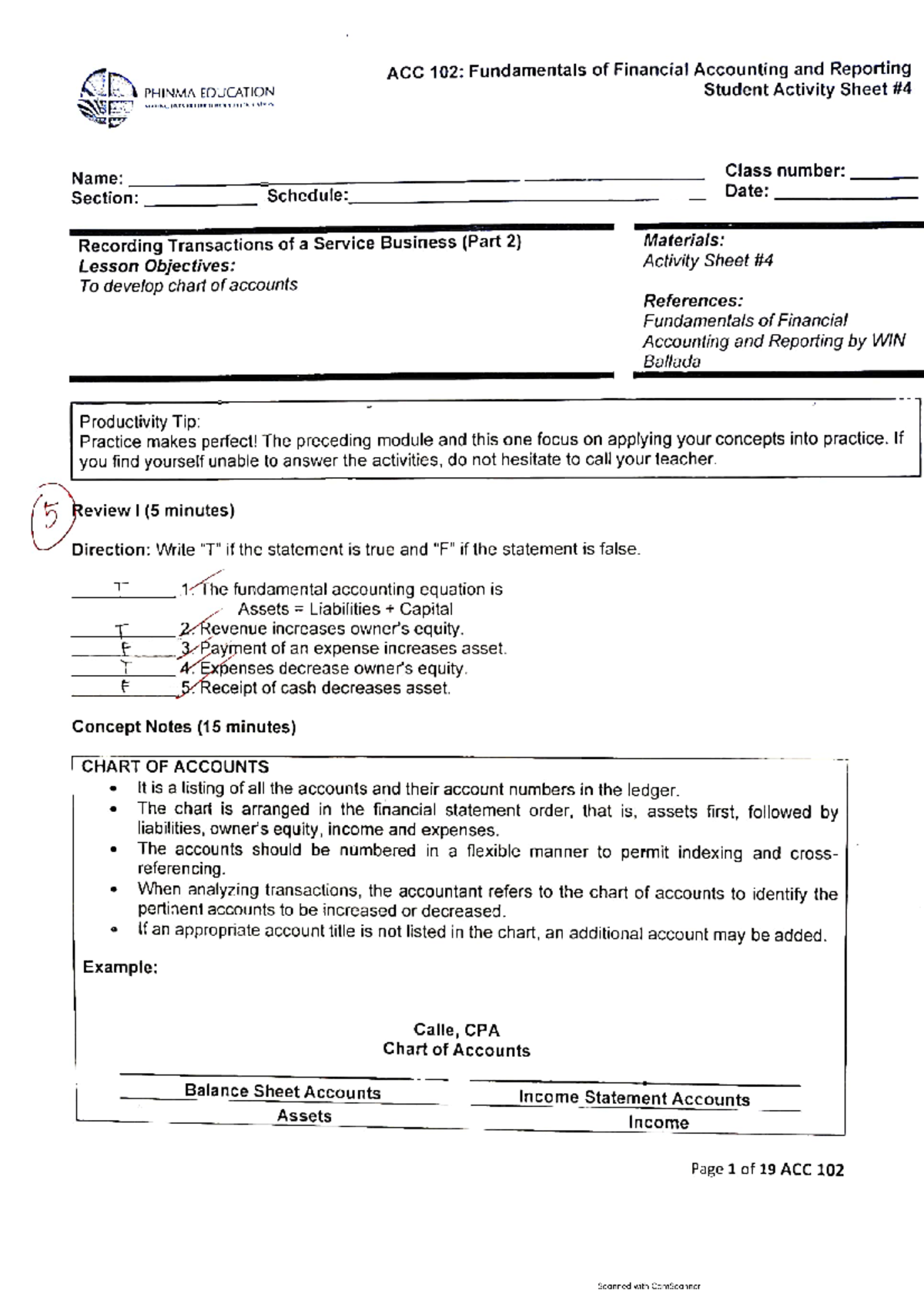 ACC 102 - DAY 4 - Aaespinosa - Advanced Financial Accounting - Studocu