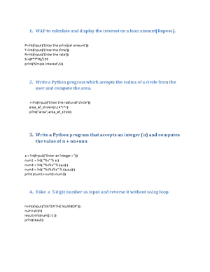 python programming - BCC302 - AKTU - Studocu