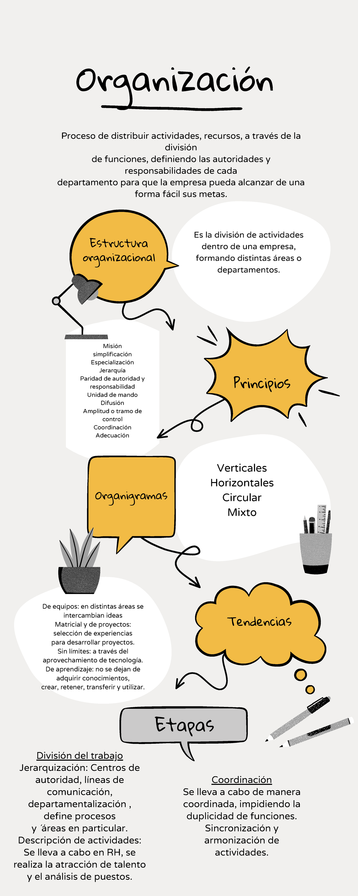 Mapa Mental 3 - Organización Verticales Horizontales Circular Mixto De ...