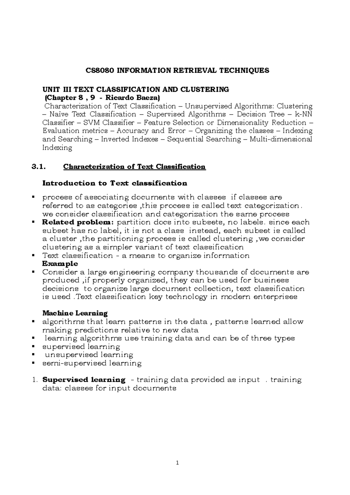 CS8080 UNIT3 notes - PANIMALAR ENGINEERING COLLEGE DEPARTMENT OF CSE ...