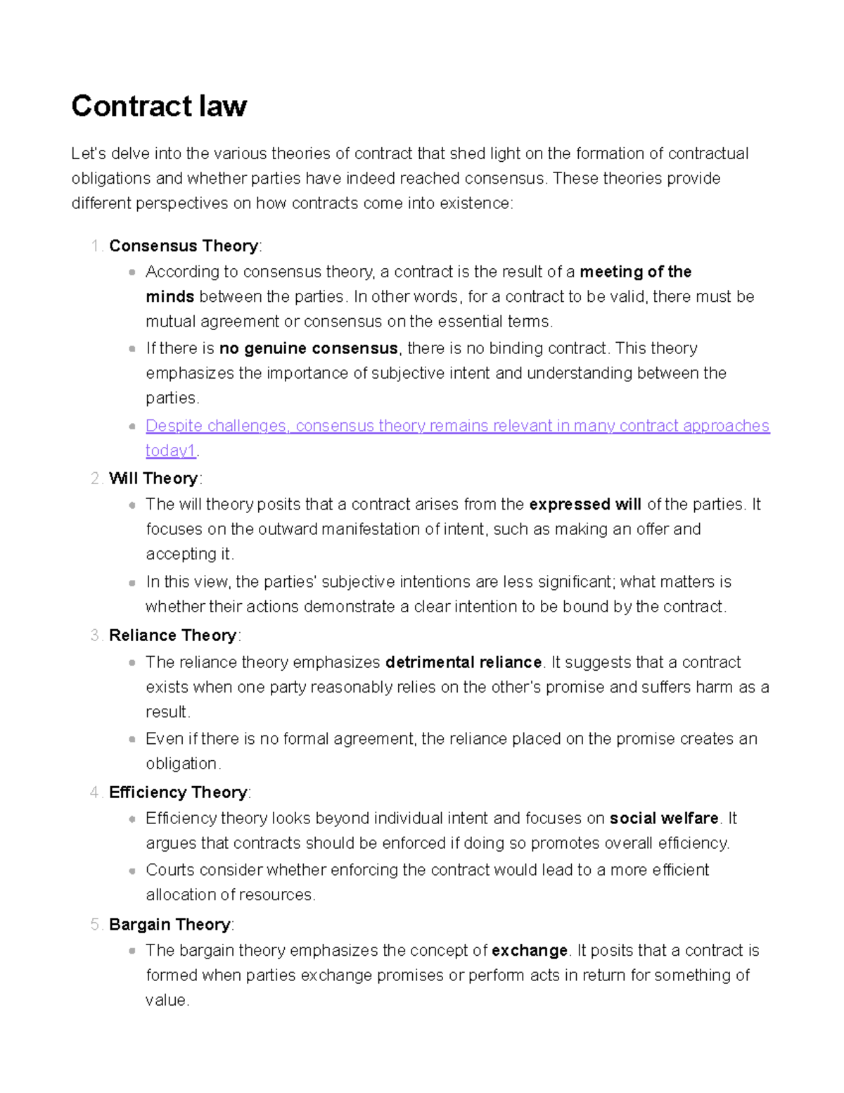 Contract law assignment notes - Contract law Let’s delve into the ...