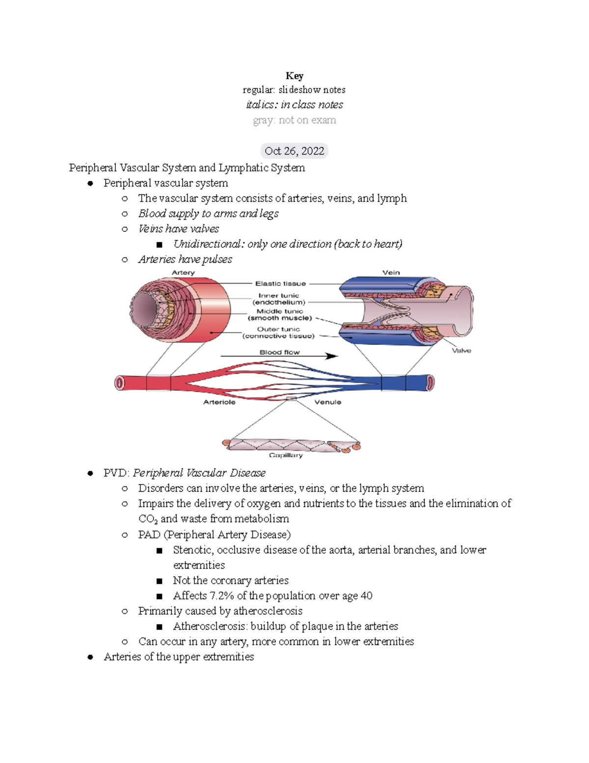 NUR203 Exam 3 Notes - Key regular: slideshow notes italics: in class ...