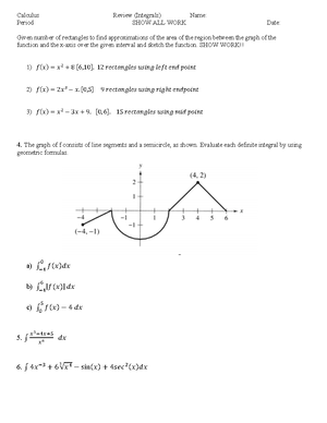 HW (Distance vs Displacement) - a) Find the distance between t = 0 and ...