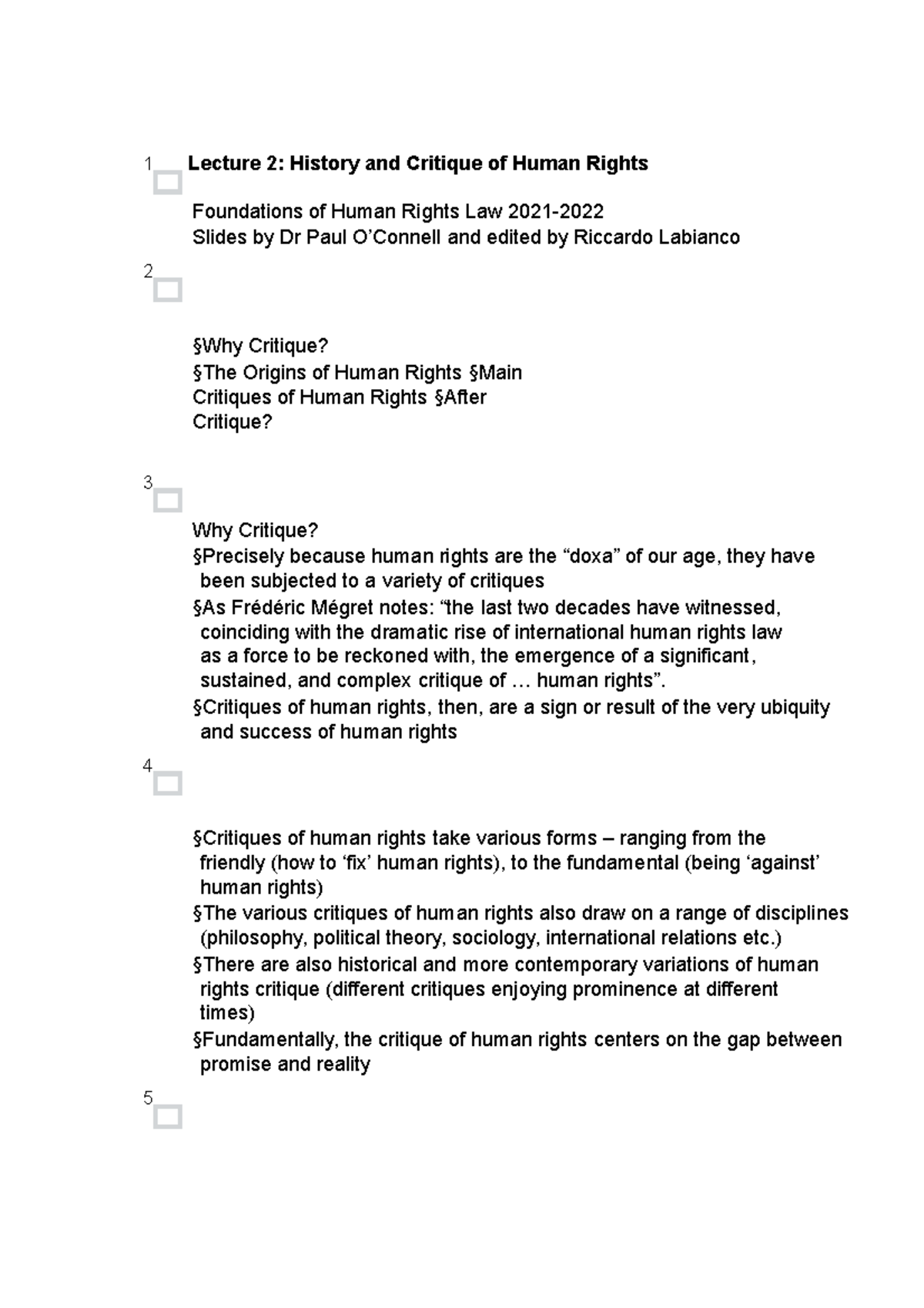 Lecture 2-History and Critique - 155200082 - SOAS University of London ...