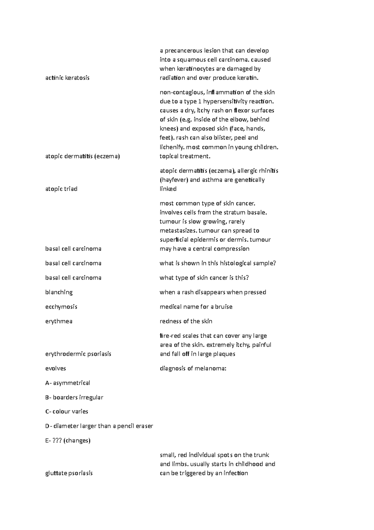 Common skin pathology p1 - actinic keratosis a precancerous lesion that ...