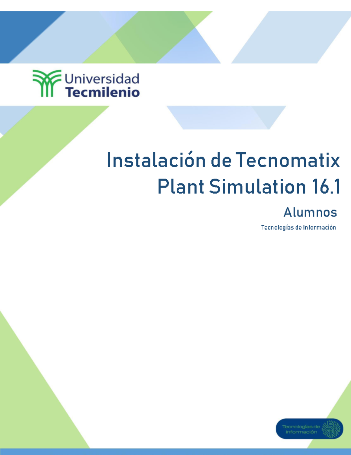 Instalación de Tecnomatix Plant Simulation 16 - Alumnos TecnologÌas de ...