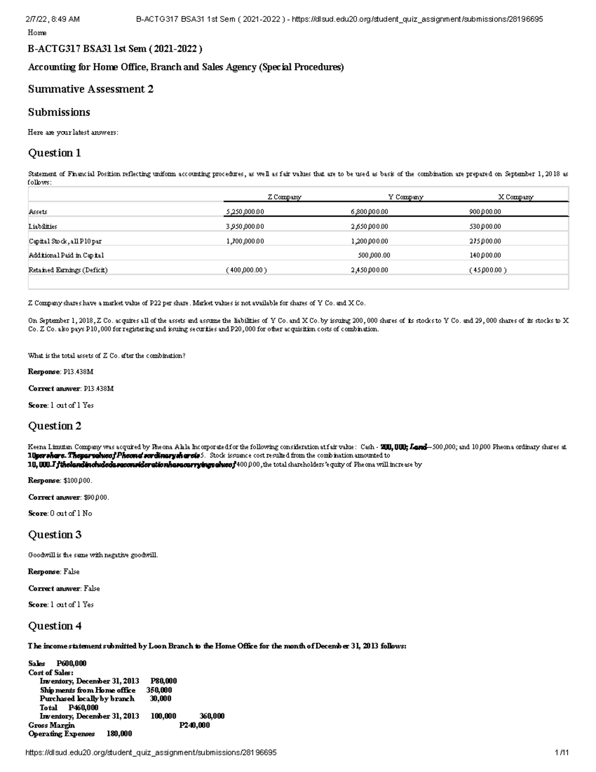 Buscom-merged summative de la salle - Home B-ACTG317 BSA31 1st Sem ( 2021-2022 ) Accounting for ...