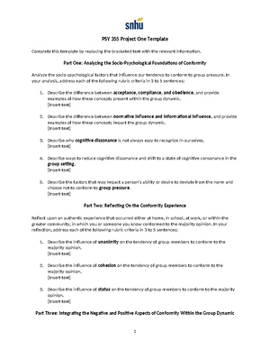 PSY 328 Module Three Activity Template Theories of Personality - PSY ...