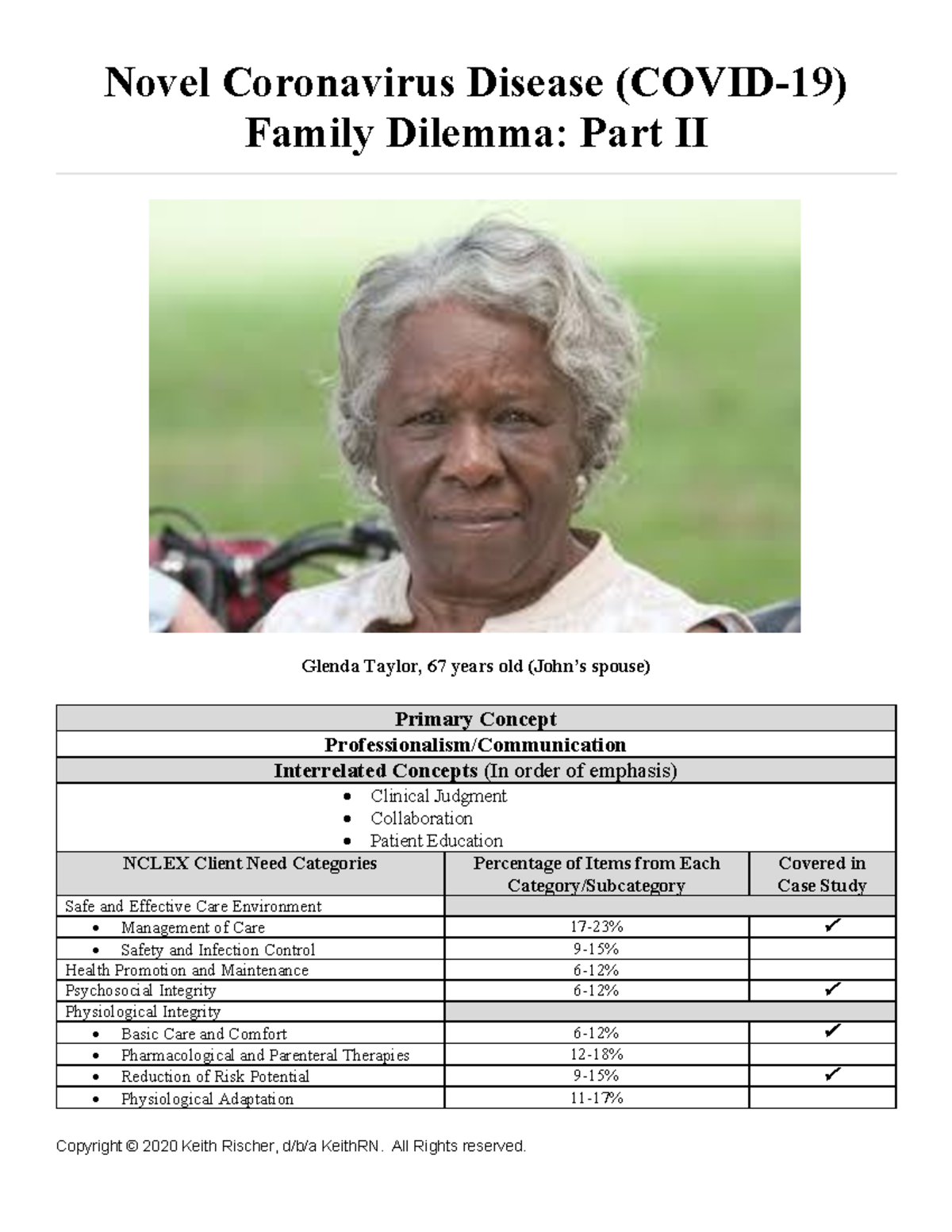 Covid-19 Family Dilemma Assignment.pdf 1 - Novel Coronavirus Disease ...