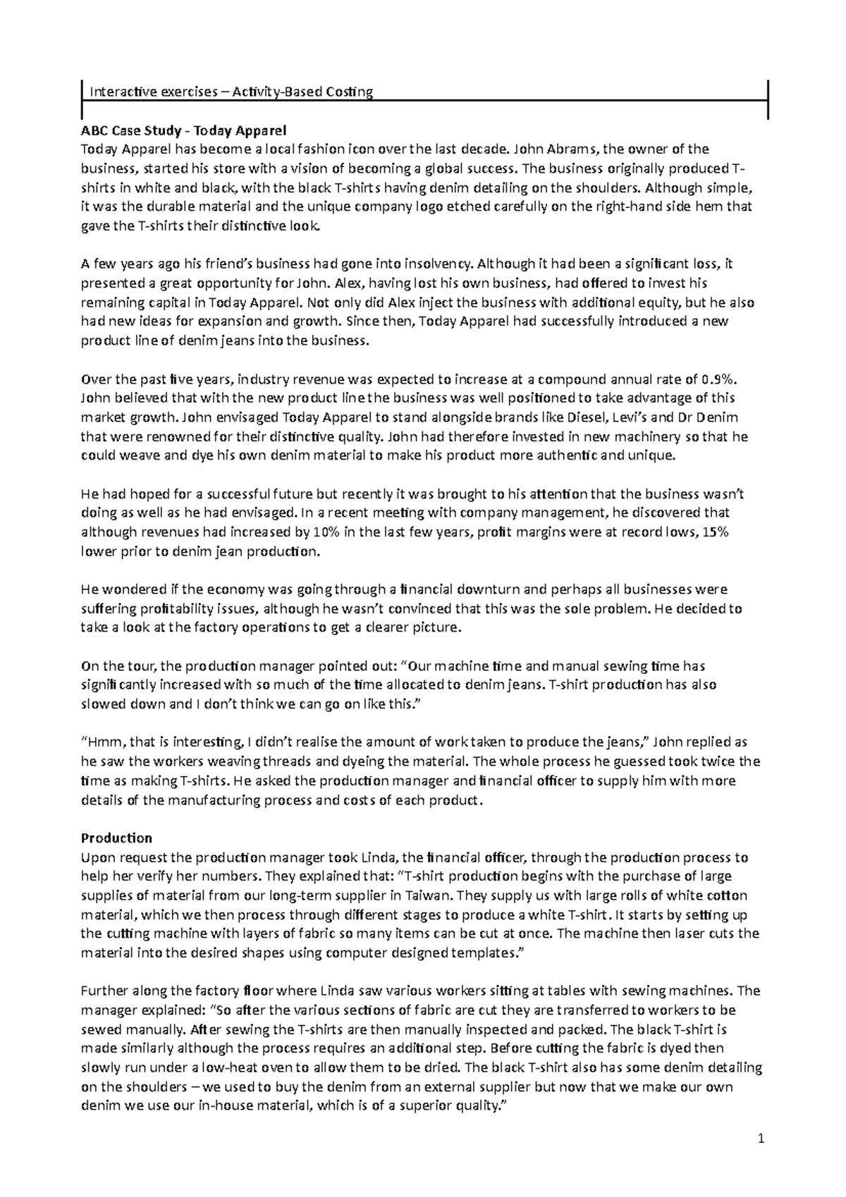 07.CMSTutorial – ABC case question - Interactive exercises – Activity ...