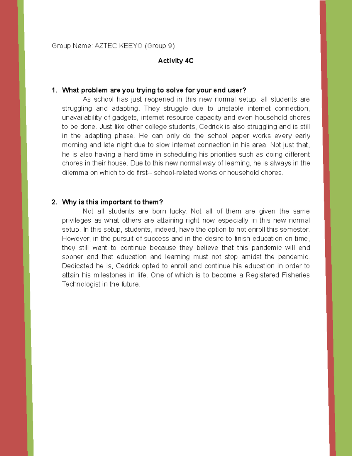 GEC W5 REQ ACT 004C - Essay for Science Technology and Society about ...