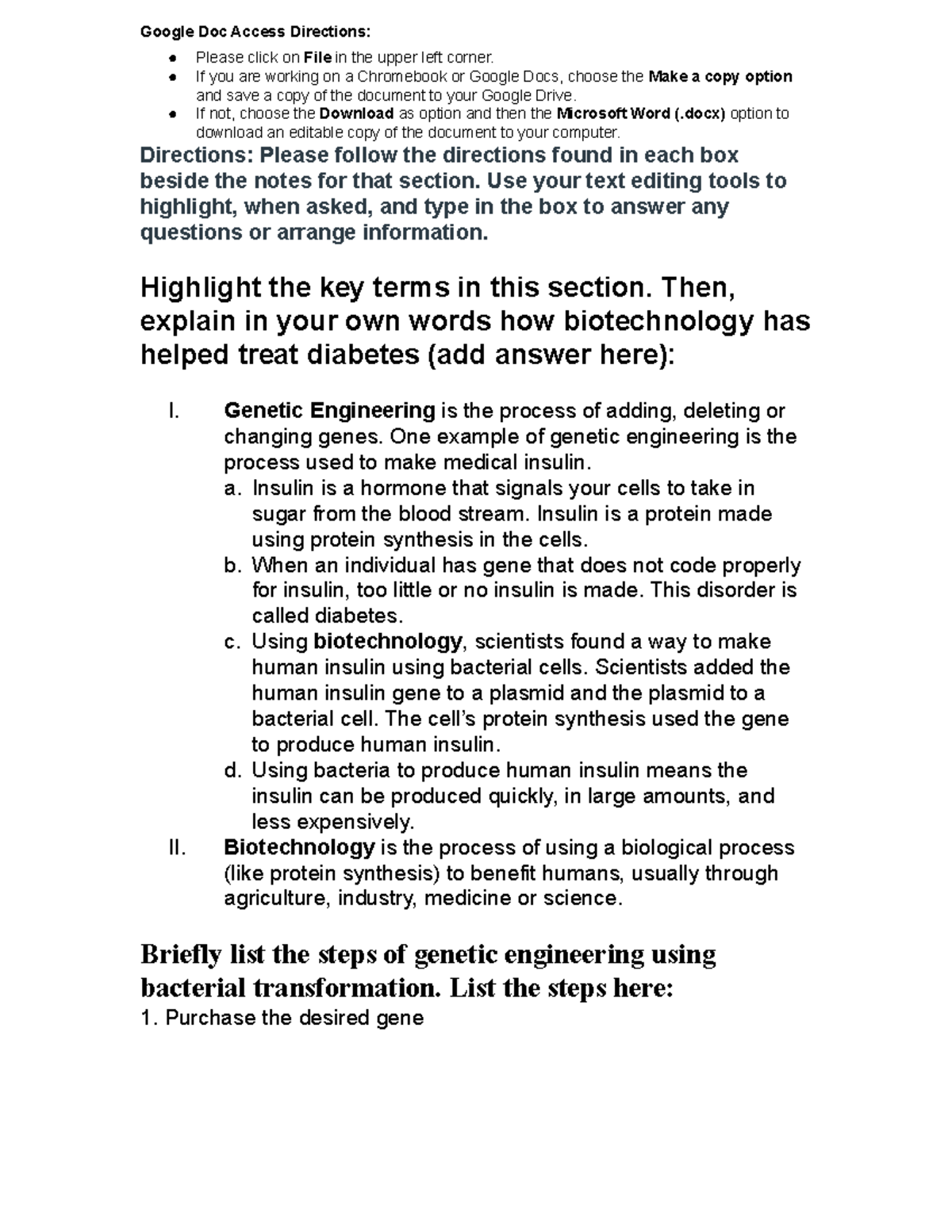 Copy of Module Seven Lesson Two Guided Notes - Google Doc Access ...