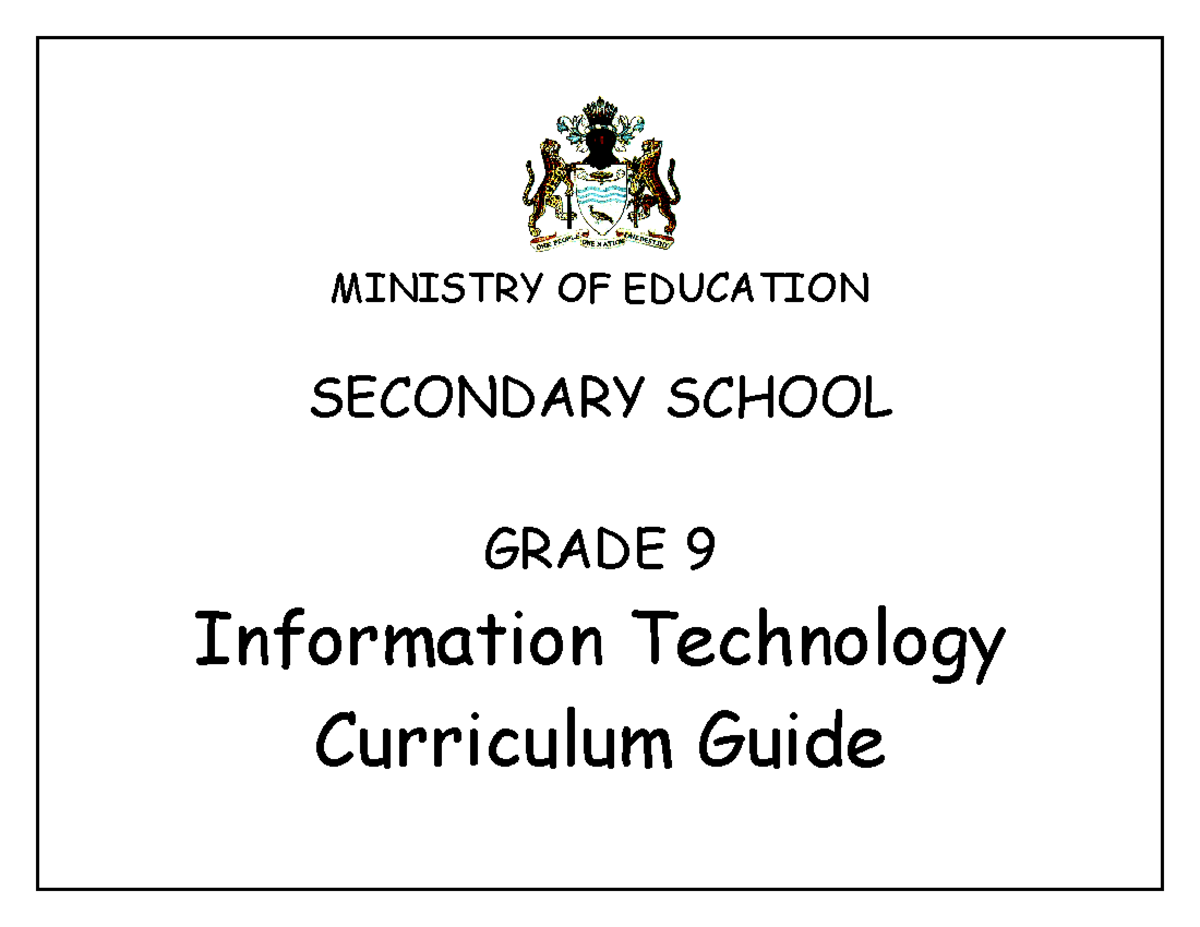 it-curriculum-guide-grade-ministry-of-education-secondary-school
